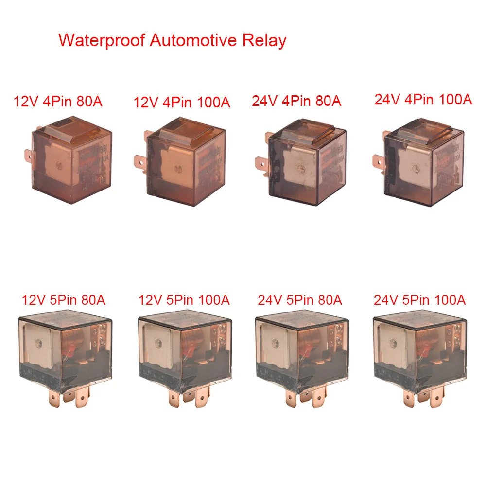 Waterproof Automotive Relays - Reliable 12V & 24V Solutions