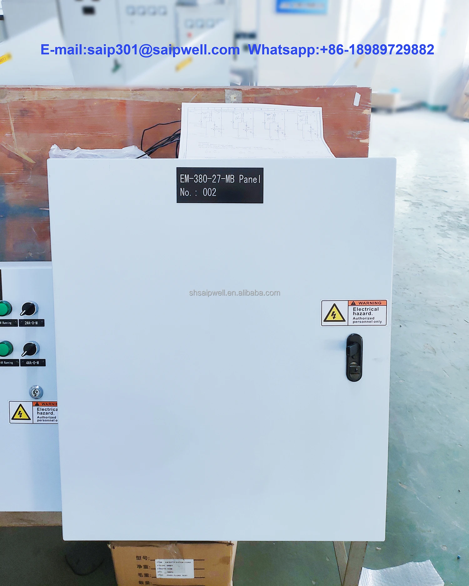 Ce Waterproof 3 Phase Distribution Panel Final Distribution Board Panel ...