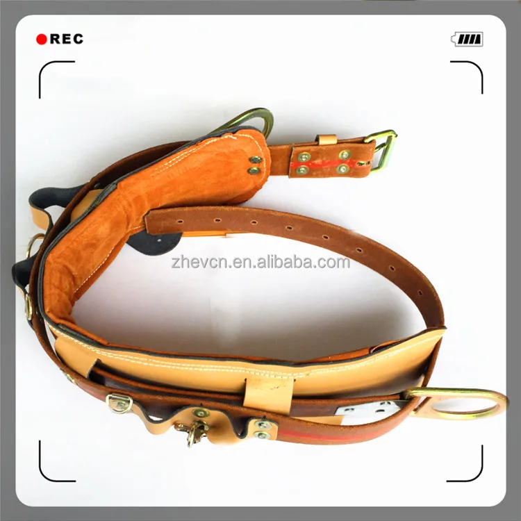 Half Body Lineman Leather Safety Belt - Personal Protection