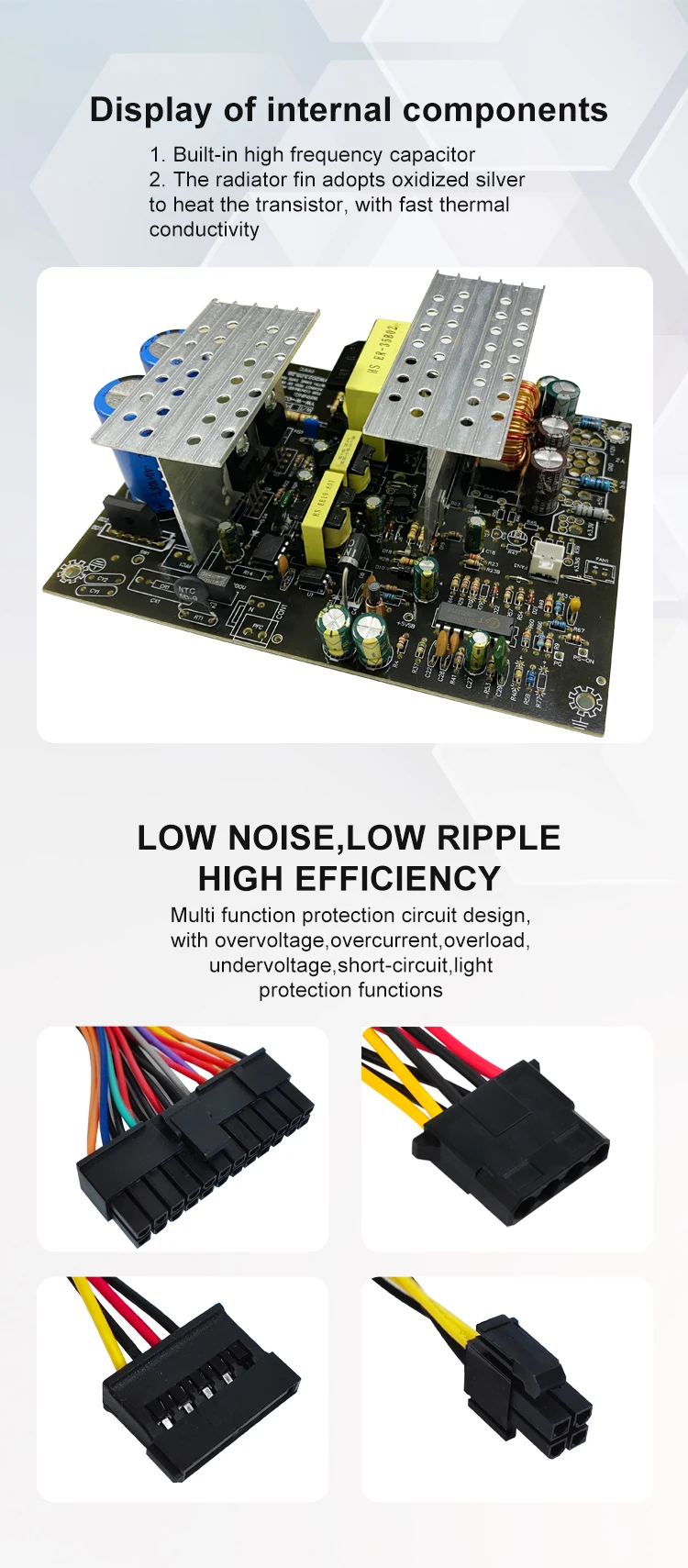 Promotion Psu Atx 200w Pc Power Supply Wide/full Voltage 12cm Silence ...