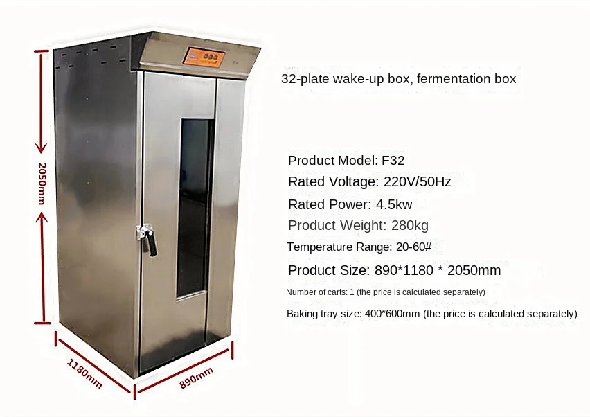 Retard Proofer Laminar Flow Cabinet Vertical Fermentation Stand Bread ...