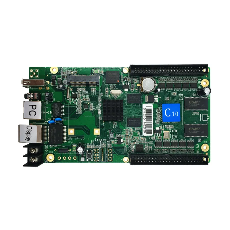 Full Color Asynchronous LED screen Controller Card HD-C10 for outdoor ...