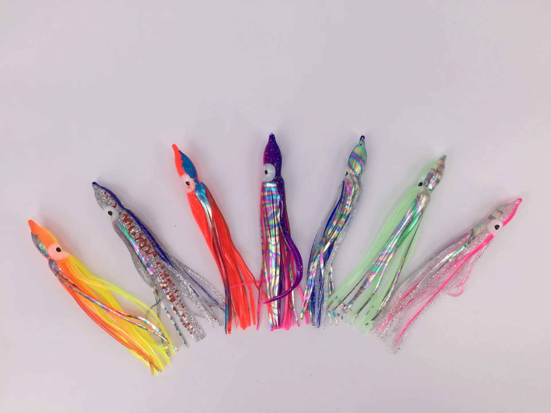 Customized Soft Plastic Trolling Lures - Octopus Skirts
