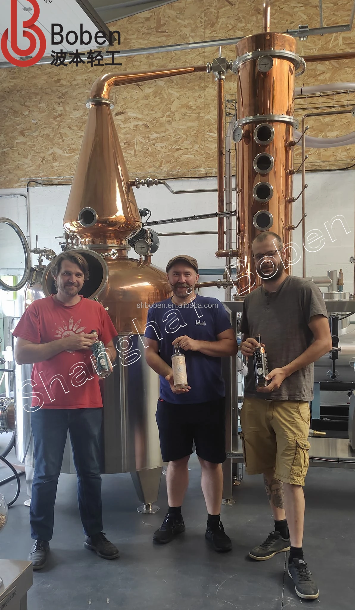 Boben Commercial 300L Copper Distillery Equipment Liquor Distillation ...