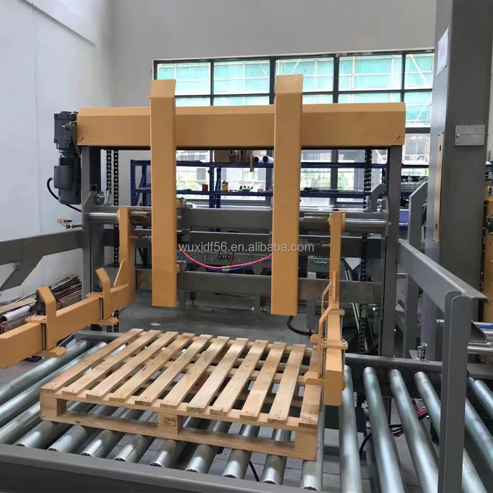 Steel Pallet Destacker Pallet Stacker for Warehouse and Packing Line ...
