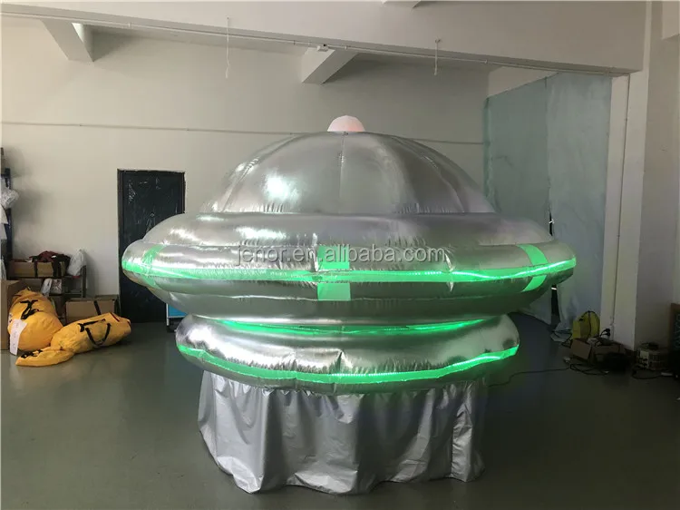 Led Lighting Flying Inflatable Ufo Spaceship Model Balloon For Event ...