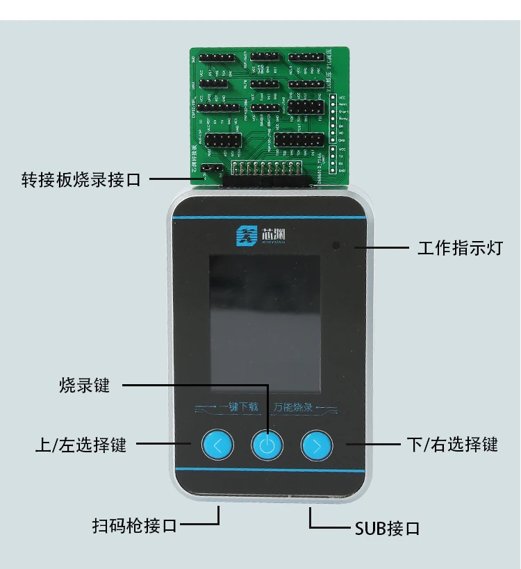 Customised Pic10f/12f/16f/18f Microcontroller Burner Programmer Chip ...