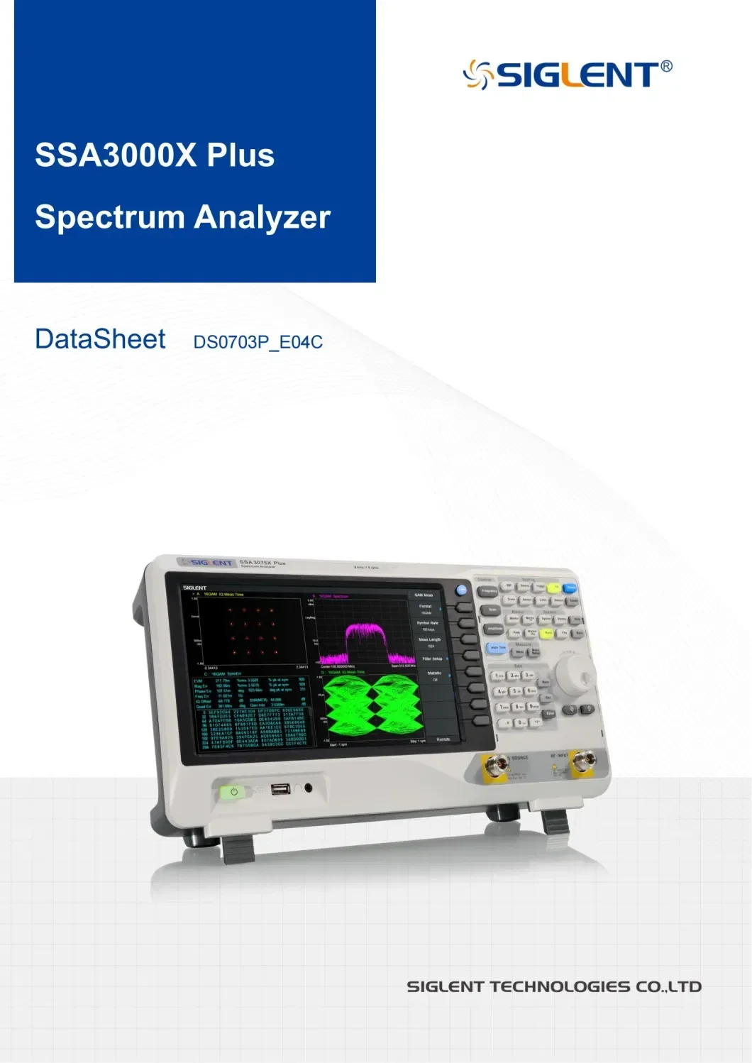 Siglent SSA3075X Plus Spectrum Analyzers for Power Measurement