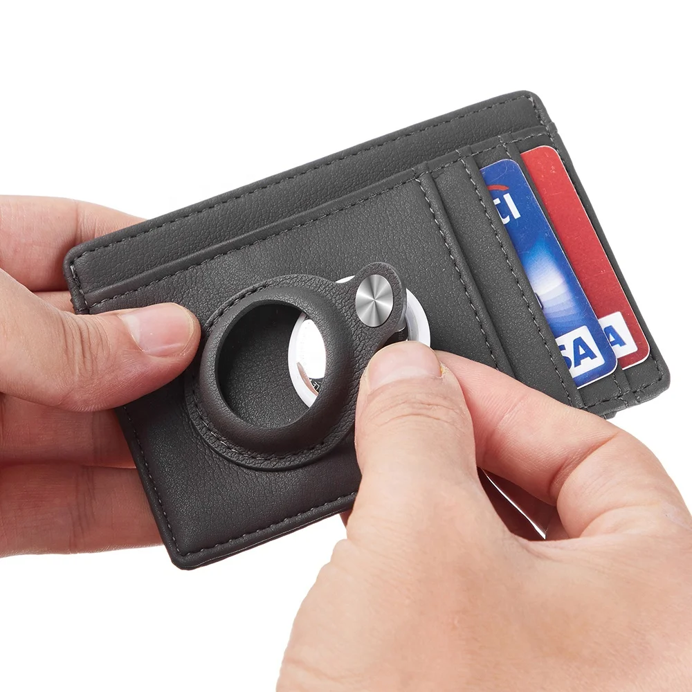 Minimalist Silm Front Pocket Wallet Holders Anti-theft Id Card Holder ...
