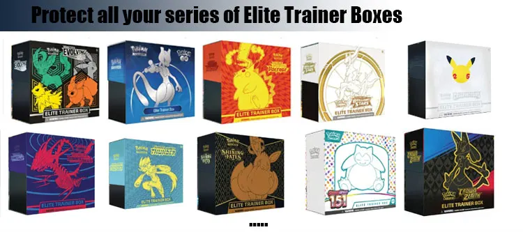 Tcg Custom Clear Acrylic Pokemon Booster Pack 151 Case With Magnetic ...