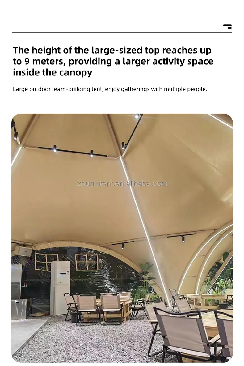 Sky Dome Double and Triple Tent Camping Site Team Building Camp Bar ...