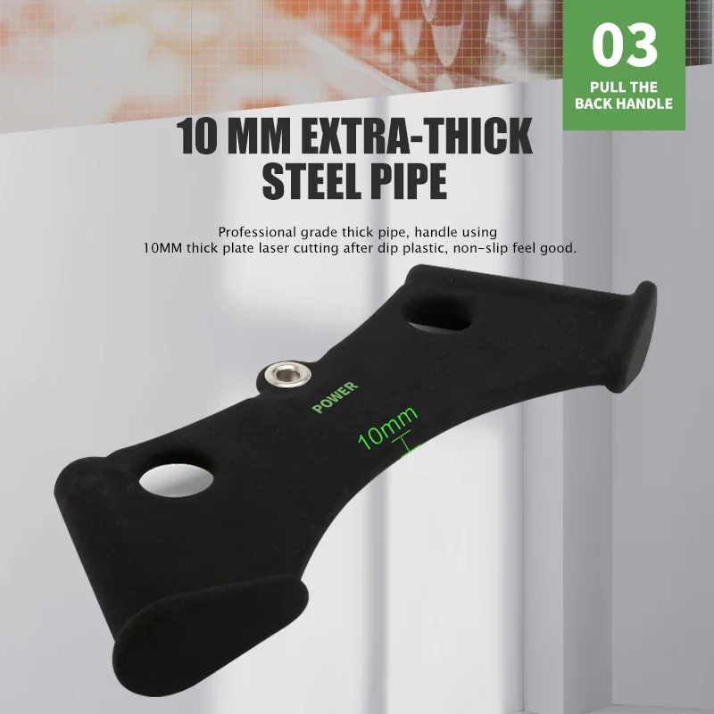 Factory Price Lat Pull Down Bars Set Dip-coated Green Mag Handle ...