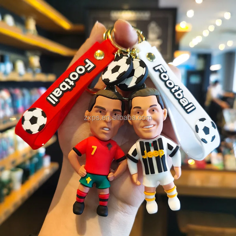 Wholesale Cristiano Ronaldo Plastic Soft Pvc Rubber Mini 3d Soccer ...