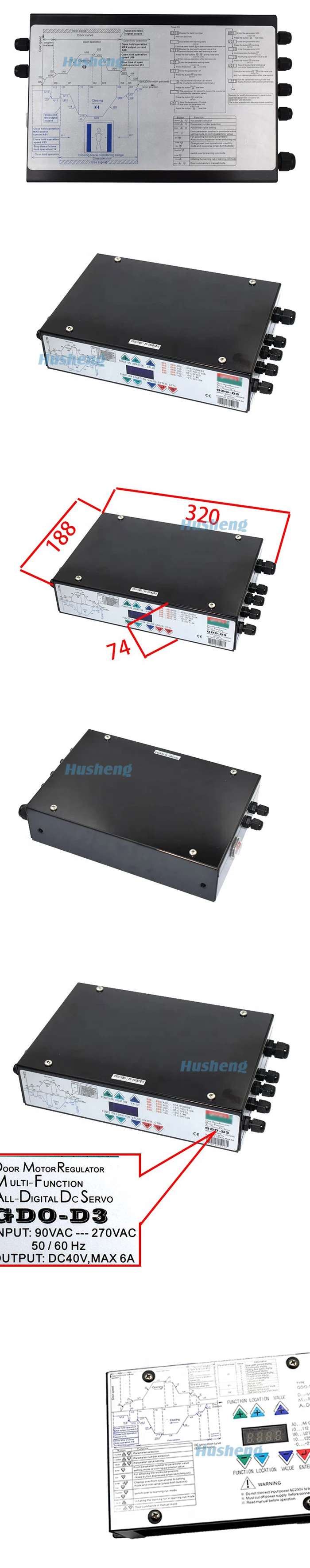 Orona Elevator Door Controller Inverter GDO-D3 Spare Parts