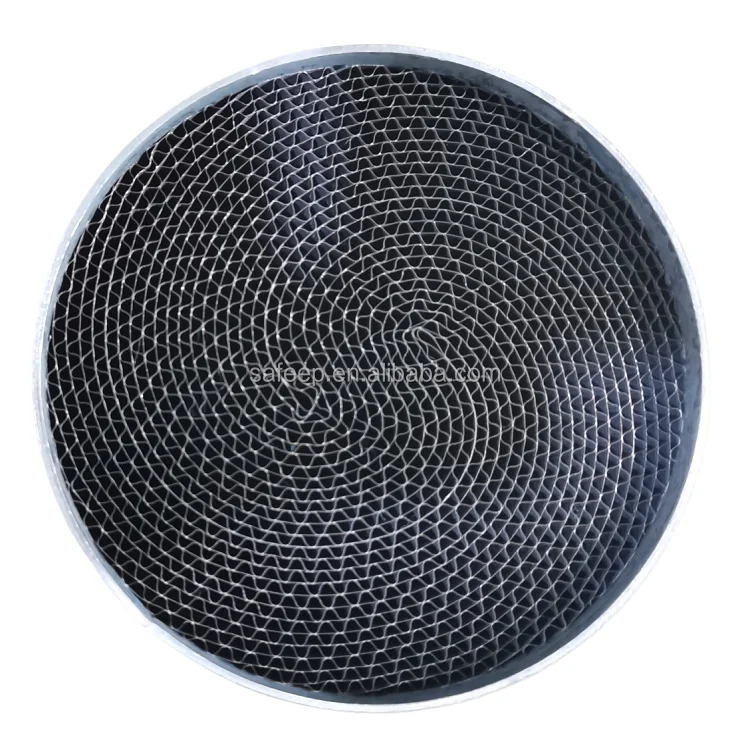 Euro5 High Performance Honeycomb Metal Substrate Three Way Catalyst ...