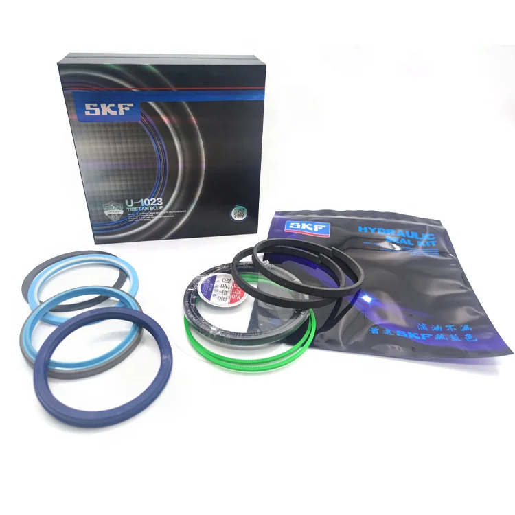excavator cylinder hydraulic oil seal rebuild repair kit boom bucket ...