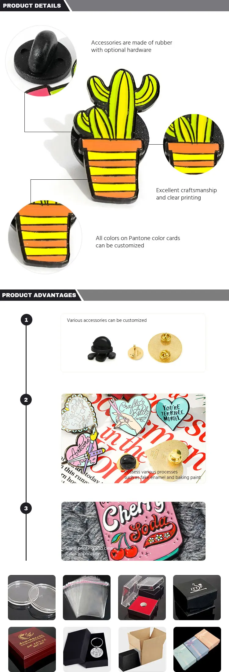 Free Logo Design Metal Pin Badge Manufacturing Promotion