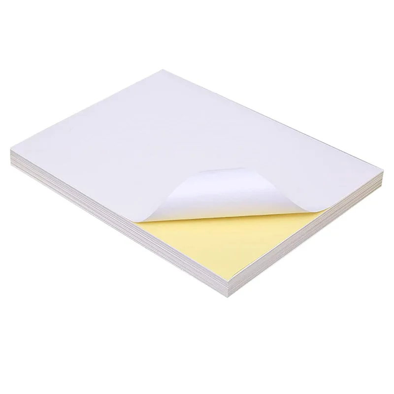 Printable Full Color Blank Inkjet Waterproof A4 Self Adhesive Glossy ...
