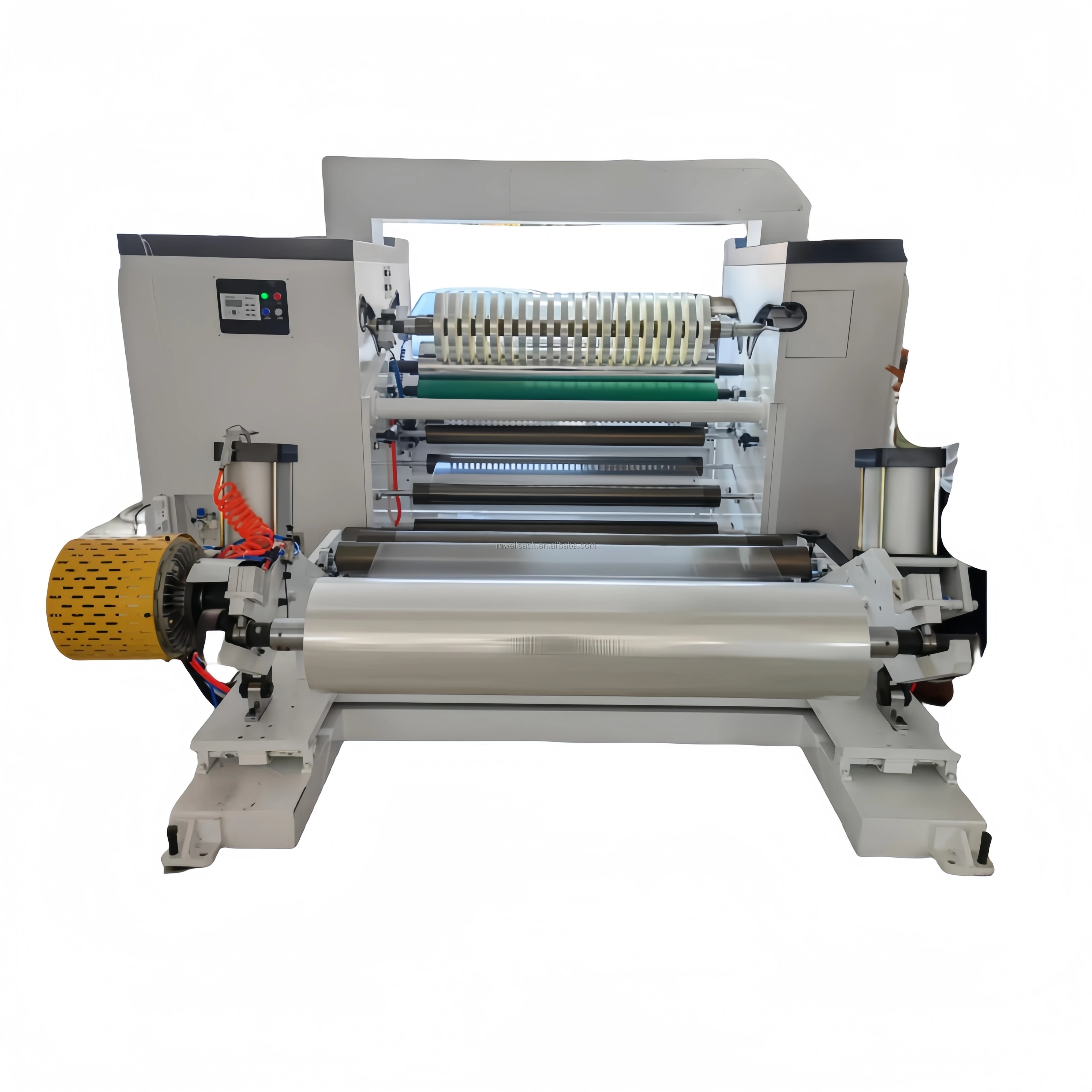 Voice Coil Slitting Online Rewind Rewinding Machine For Plastic Thin ...