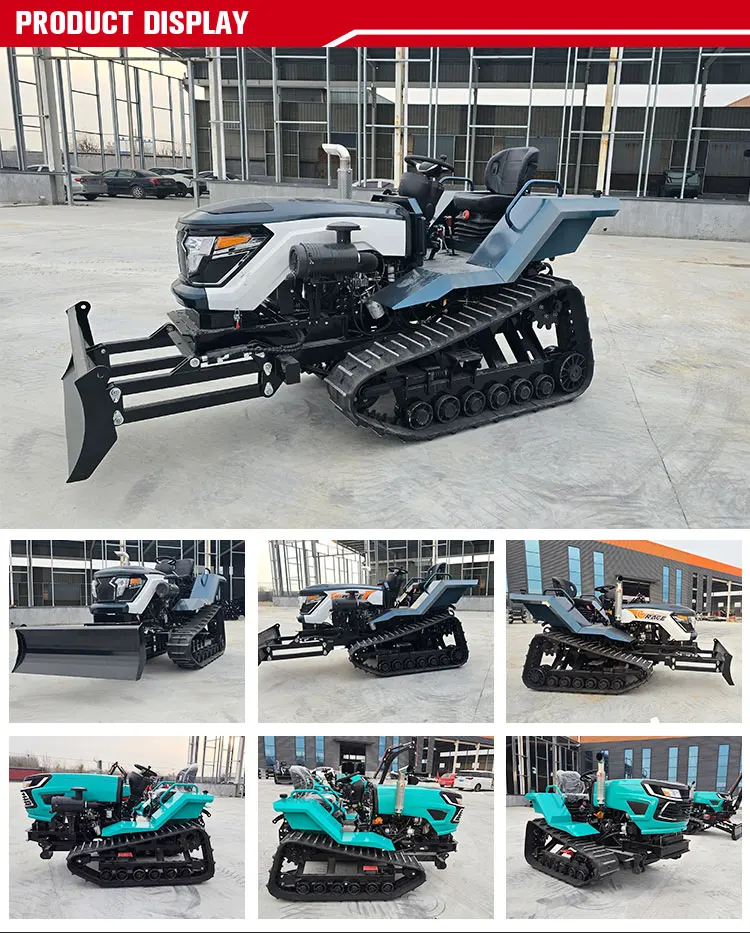 80HP Compact Crawler Tractor - Versatile Farm Equipment