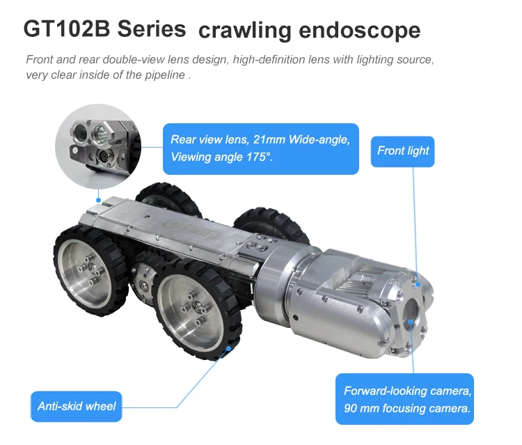 1080P Robotic Storm Drain Crawler - Precision Inspection
