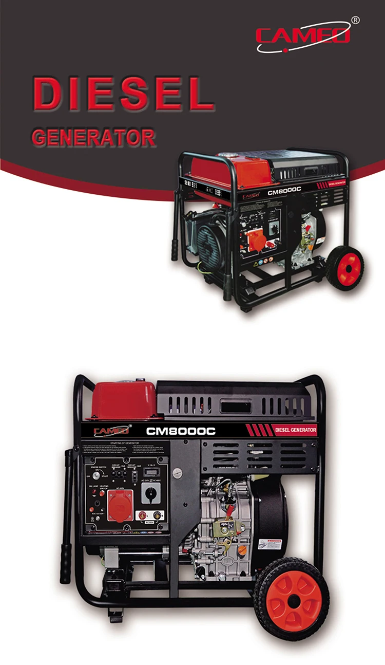 Factory Price 5kva Mini Small Diesel Engine Generator For 220v Home ...