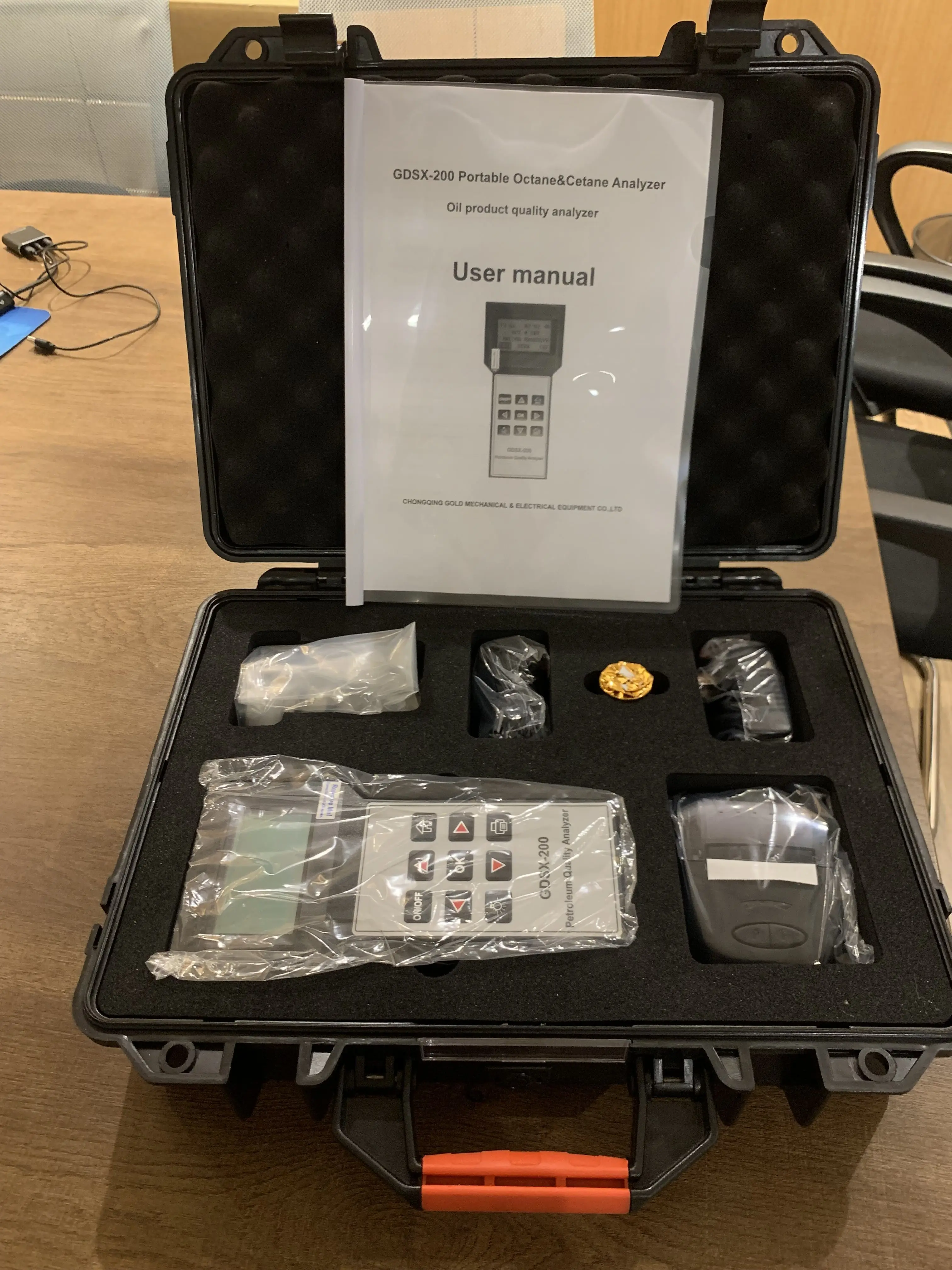 GD-QX-D ASTM D2699 Portable Octane Number Analyzer for Gasoline