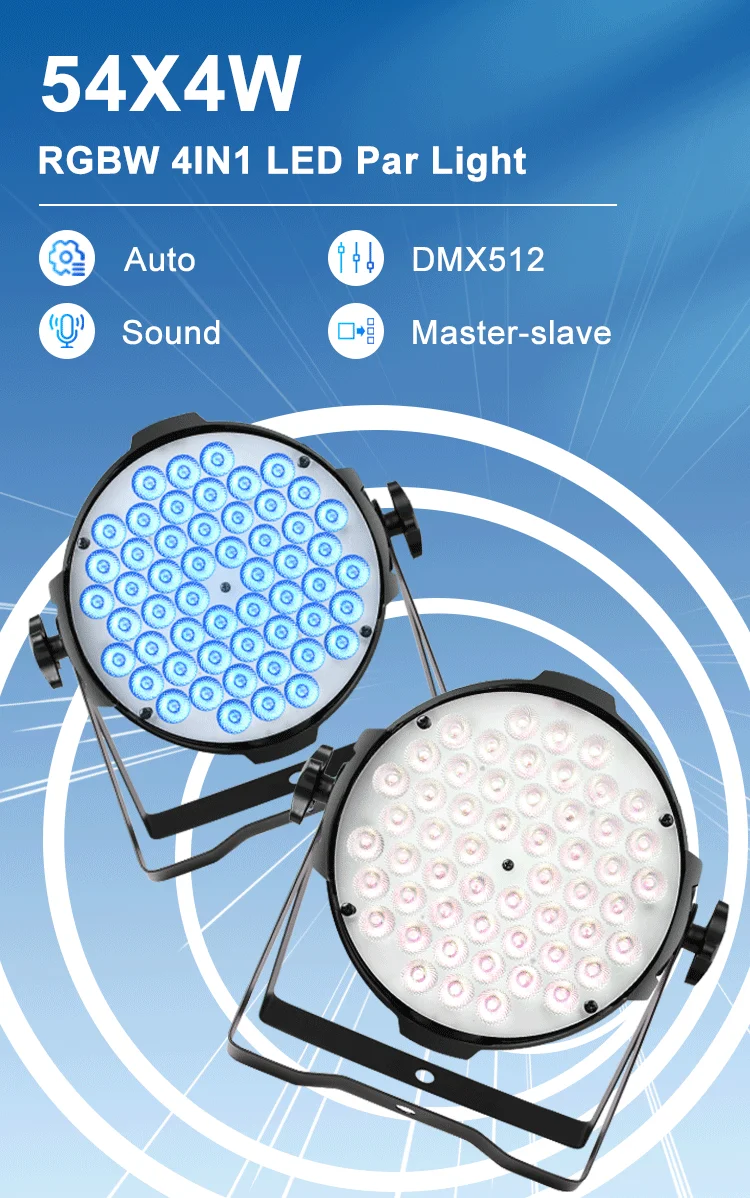 Big Dipper Lpc010 Professional Stage Lighting Club Night Shows Concerts Church 54*4w Rgbw 4-in-1 ...