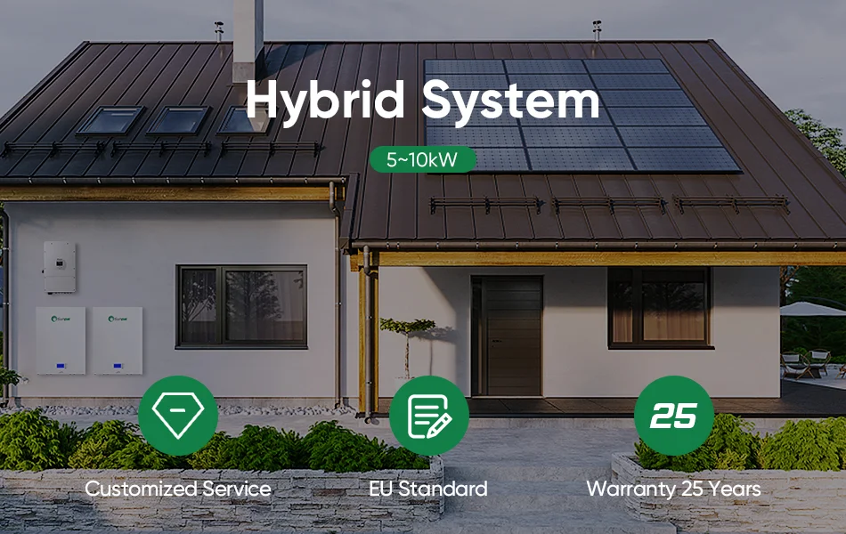 Potovoltaic Hybrid System Set 5kw 10kw 20kw On Off Grid Solar Pv Panel ...