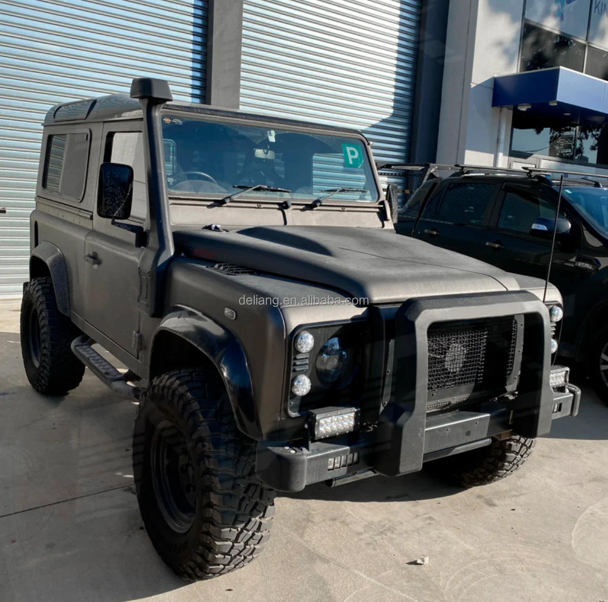 FRONT BUMPER a FRAME PROTECTION BAR NUDGE BAR for LAND ROVER DEFENDER ...
