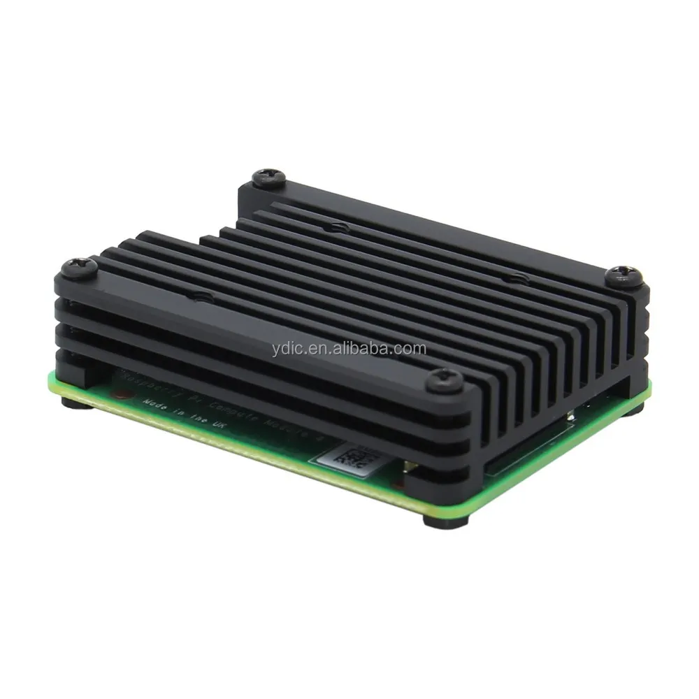 Raspberry Pi Compute Module 4 Heatsink Cooling Fan with 12mm Radiator ...