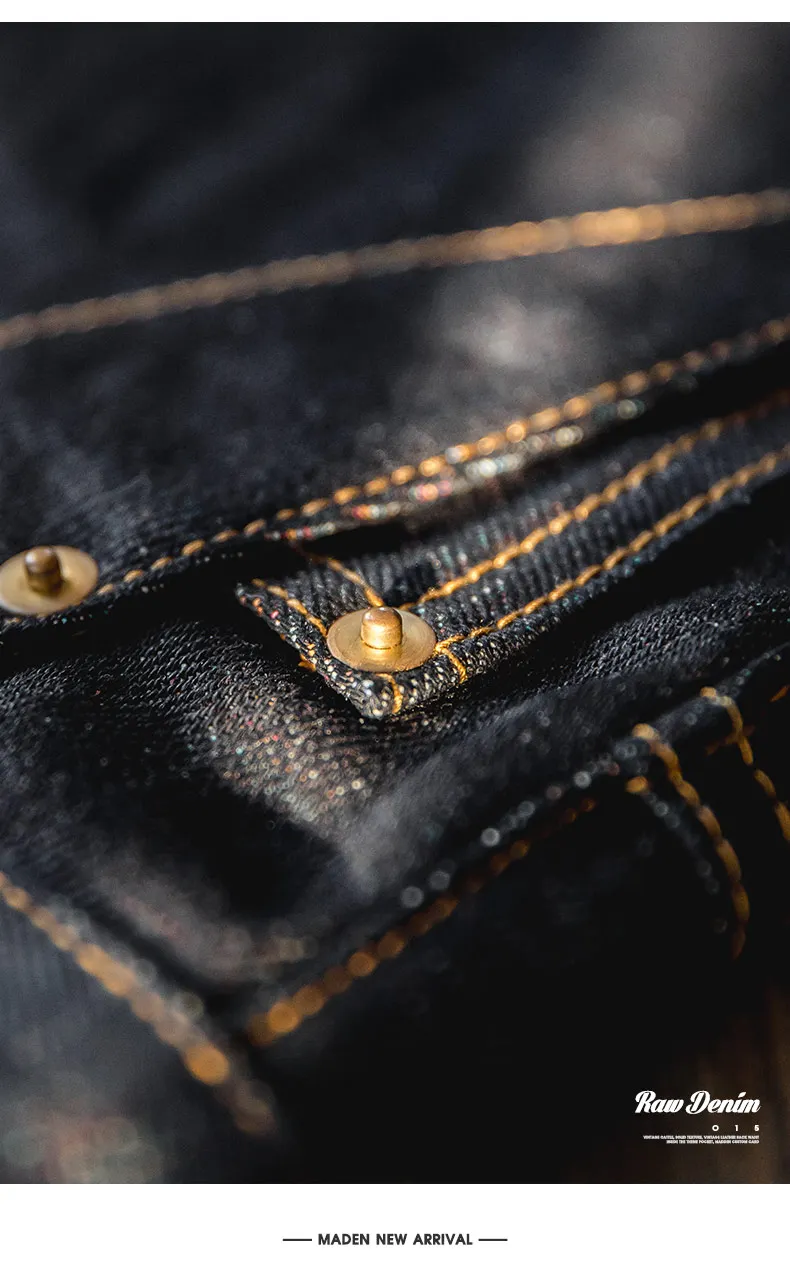 Maden Vintage Heavyweight Colored Cotton Jeans - Durable & Stylish