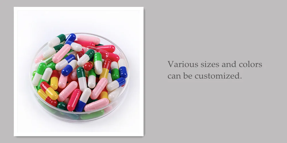 Custom Empty Gelatin Capsule Hala Vegetarian Capsule Shell