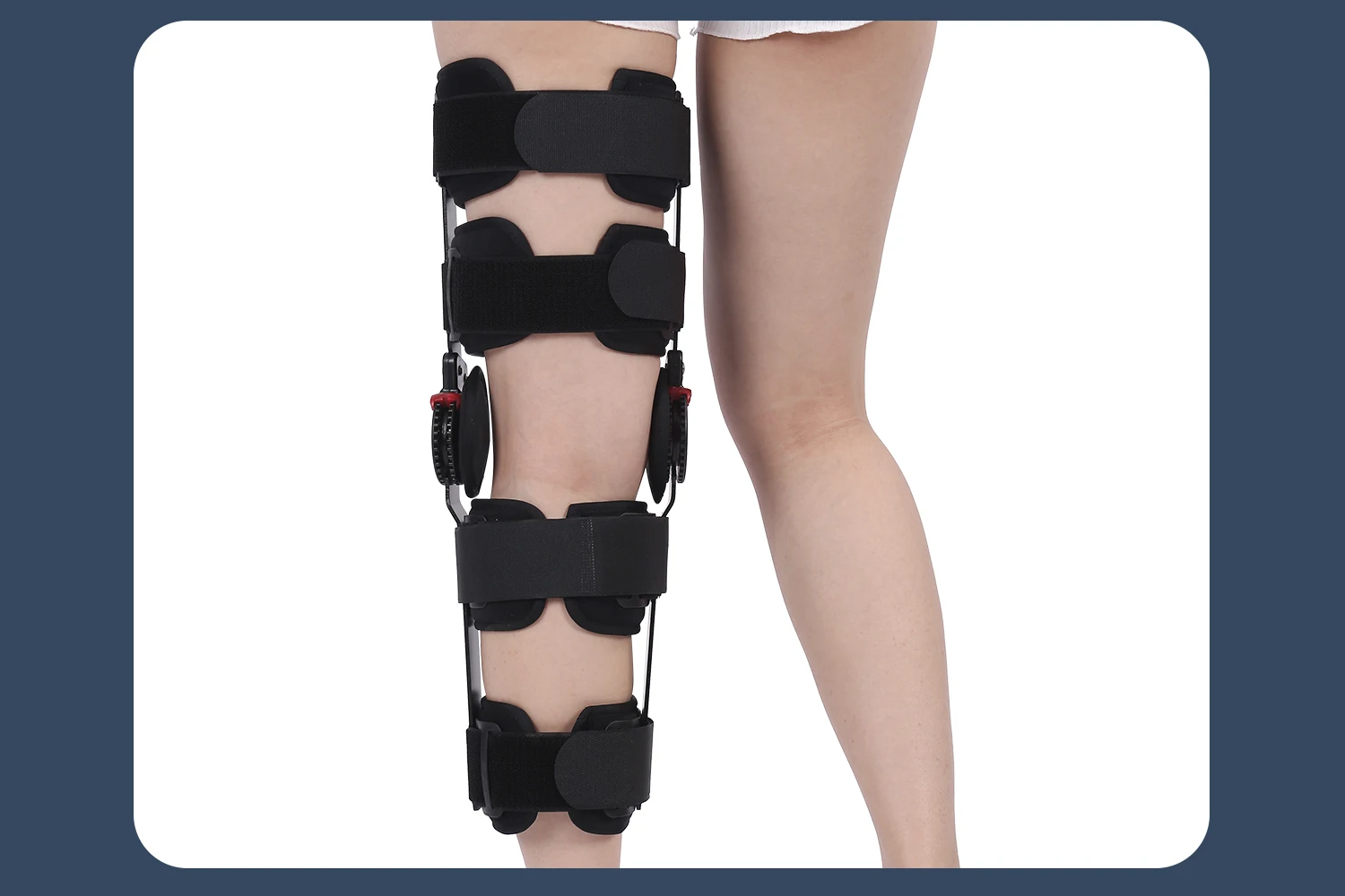 Adjustable Knee Joint Fixation Brace Lower Limb Brace Meniscus Support ...