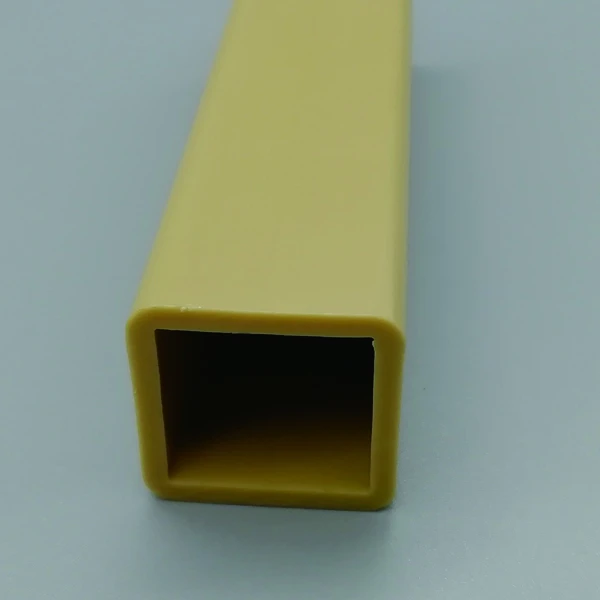 25mm Square Tube Rigid PVC Tubing ABS Plastic Extruded