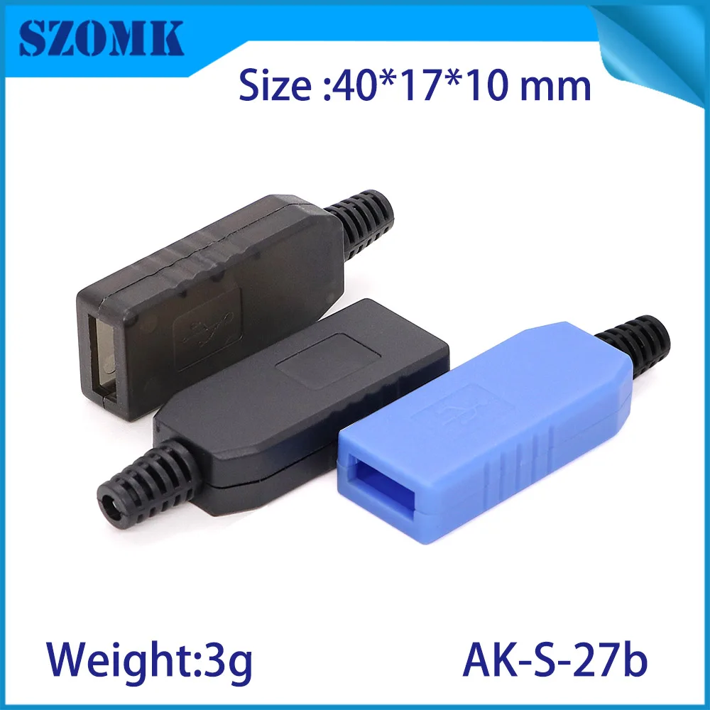 Small Plastic Electronics USB Enclosure Junction Boxes