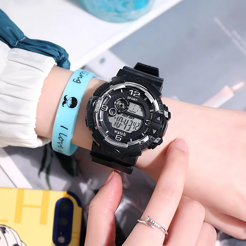 Kids Chronograph Digital Watch Multifunctional LED Electronic Wrist ...