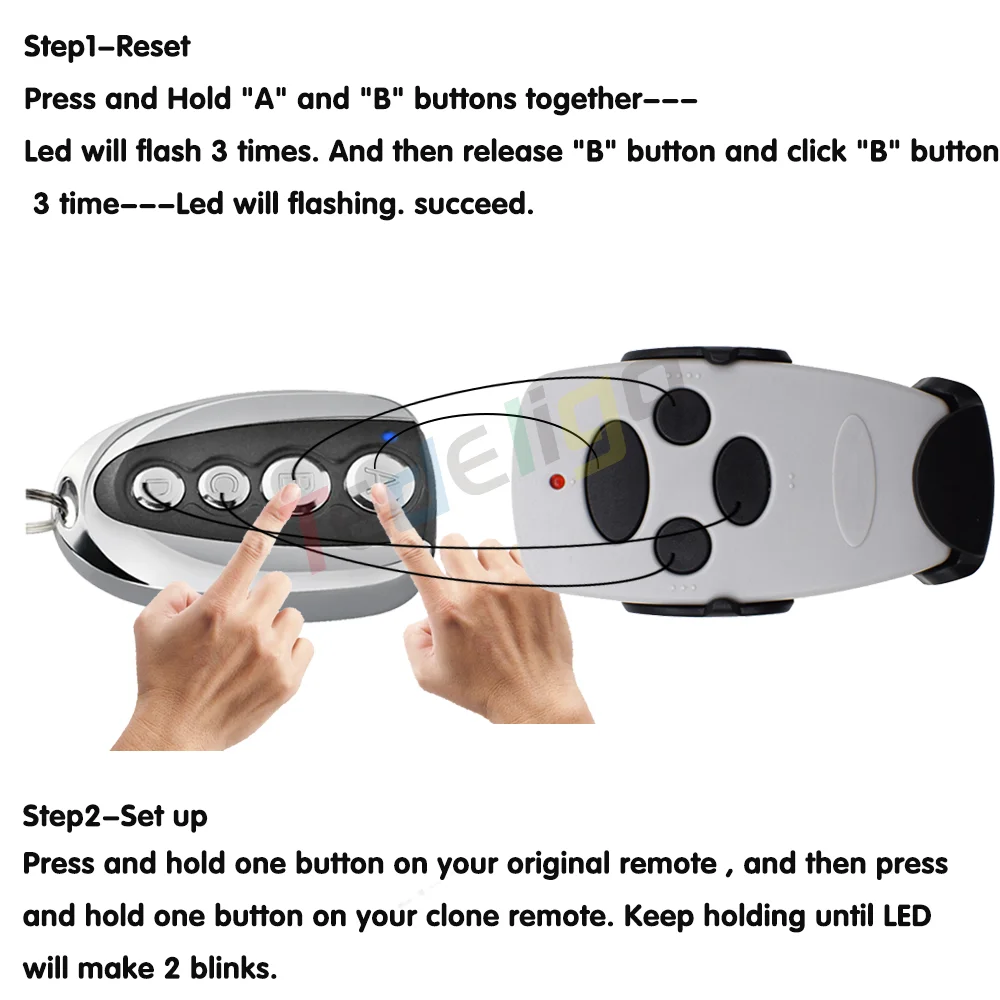 Universal Clone Remote Control Function 433MHz RF Transmitter Auto ...