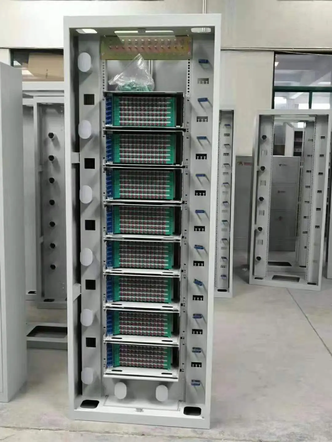 288 576 Core Telecom Equipment Cabinet Optic Fiber Cross Connect ...