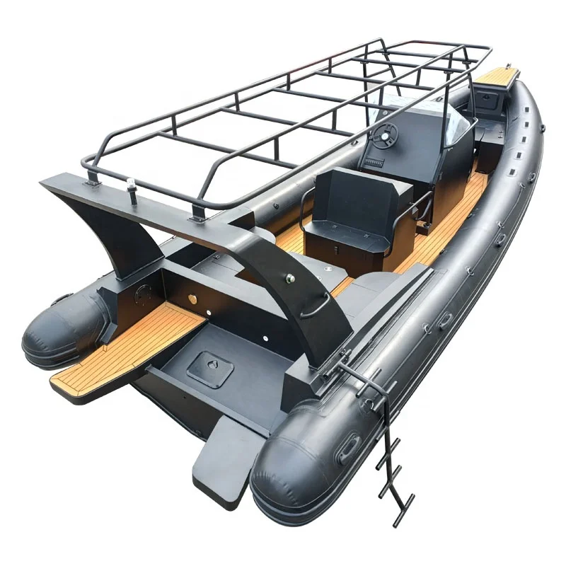 25ft RIB760 High Speed Aluminum Hull Pvc/hypalon Boat