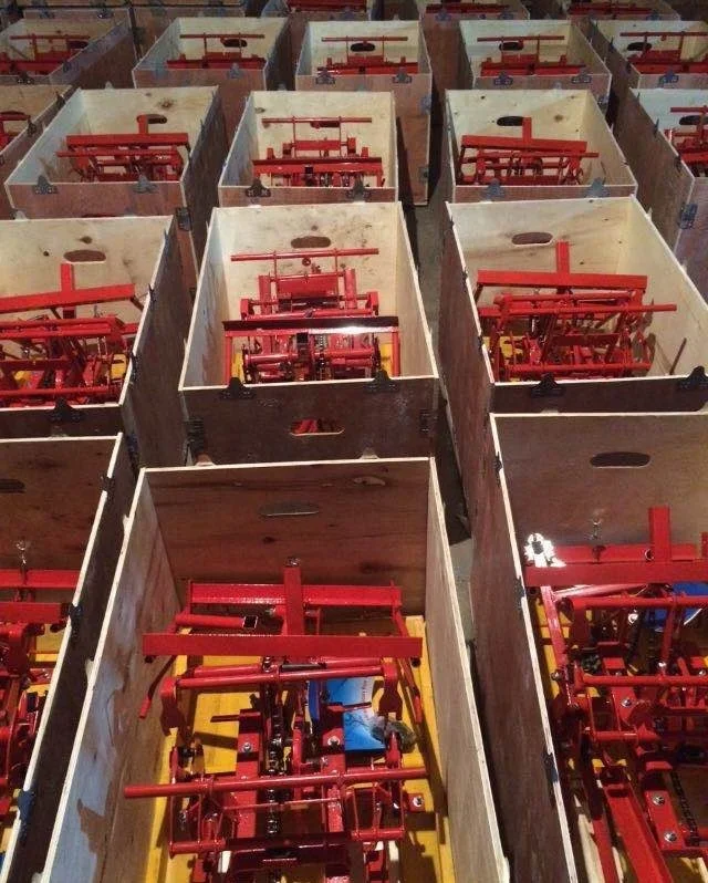 2 Row Mini Manual Rice Transplanter Hand Working Rice Planting Machine ...