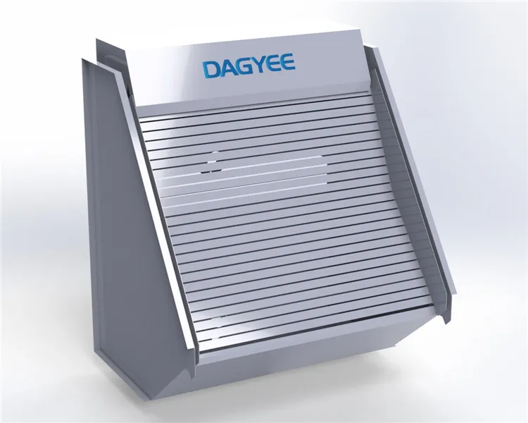 V-shaped SS Static Screen Wedge Wire Flat Screen Filter Mesh Koi Pond ...