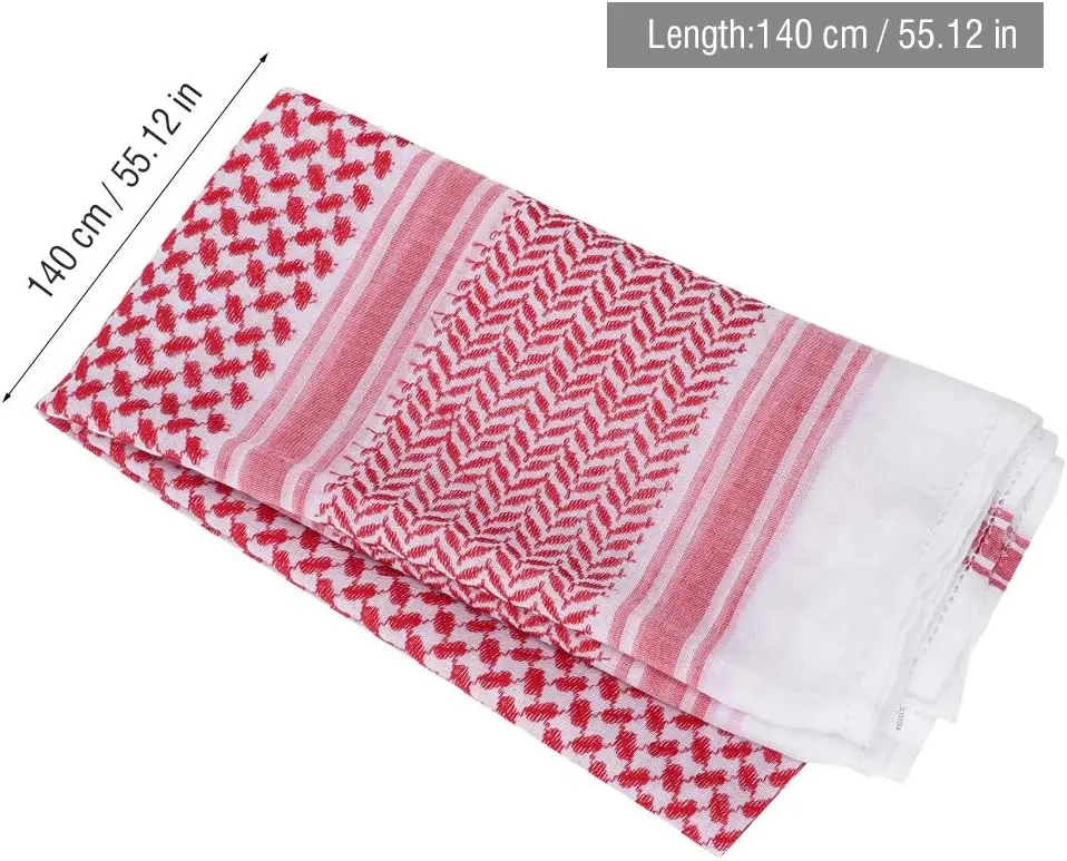 Keffiyeh Arab Head Scarf For Men Sheikh Muslim Turban Saudi Dubai ...