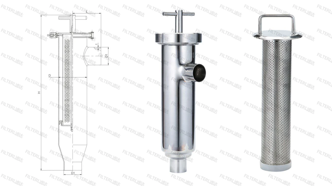 30-300 Meshes Screen Sanitary Beer Ss304 Stainless Steel Thread Male 1. ...