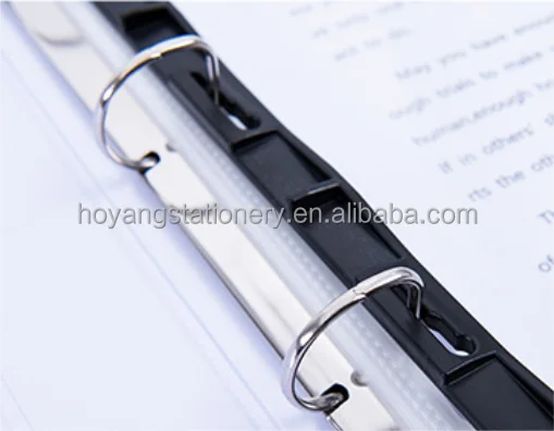 Custom Wholesale PVC File Folder D Ring Office Binder 2/3/4 Ring Holes ...