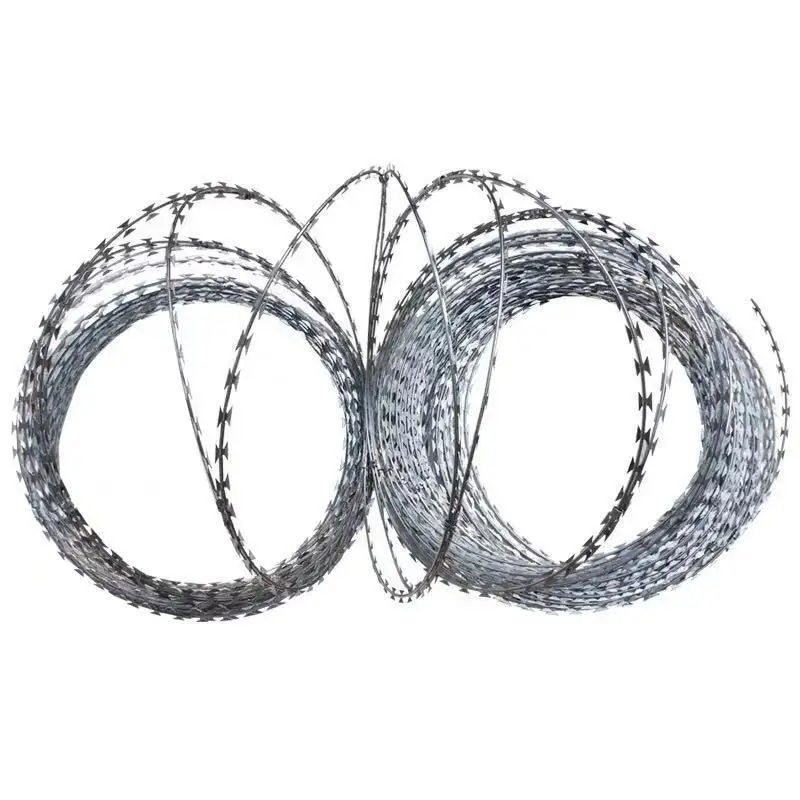 Stainless Steel Razor Wire Prices Concertina Razor Blade Barbed Wire ...