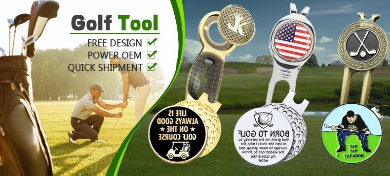 Custom Middle Finger Golf Ball Marker with Magnetic Metal Soft Enamel ...