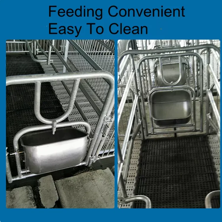 Great Farm Deep Drawn Process Livestock Stainless Steel Pig Feeder ...