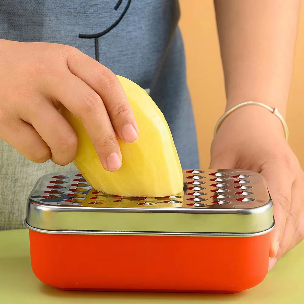 Hot Selling 2 Sides Blades Square Grater / Cheese Grater With Box ...