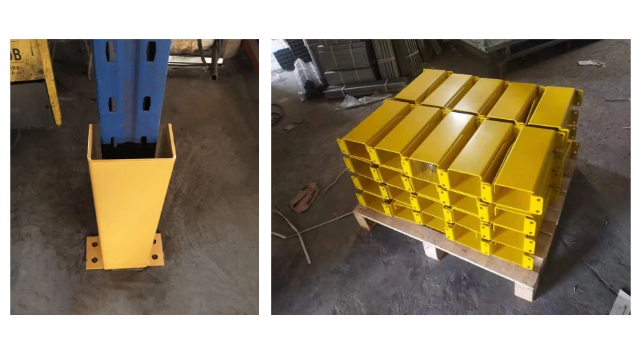 Steel Upright Guard Pallet Rack Corner Metal Column Protector - Buy ...